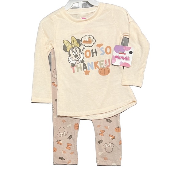 Disney | Matching Sets | Minnie Mouse Disney 2 Piece Set Nwt Fall Print ...